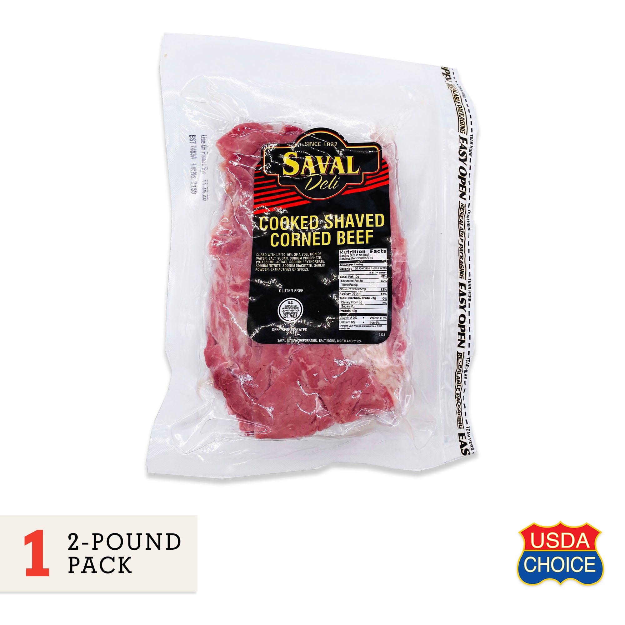 Classic Corned Beef, Shaved | Saval Deli Deli Products, Delivered